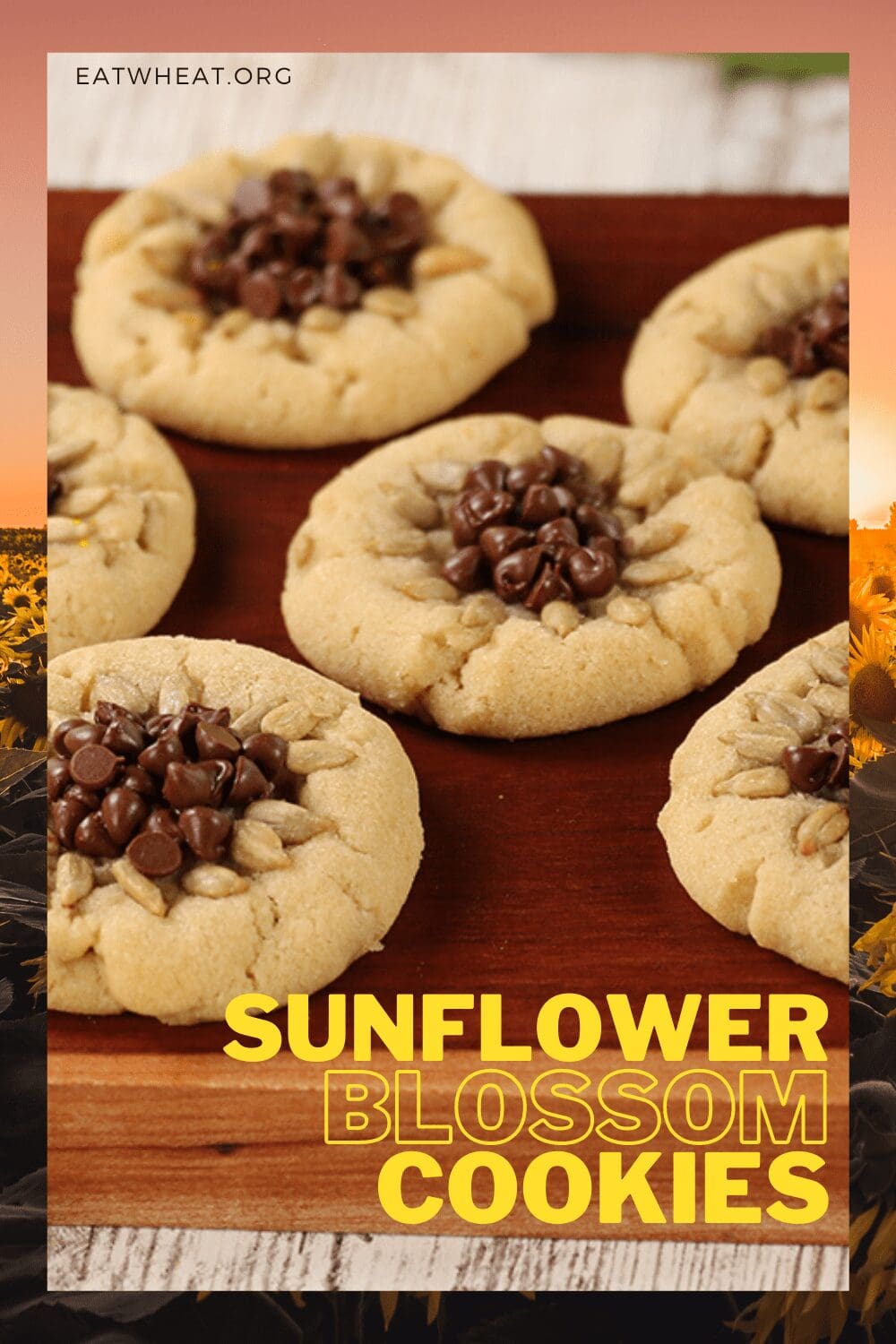 Sunflower Blossom Cookies | Eat Wheat