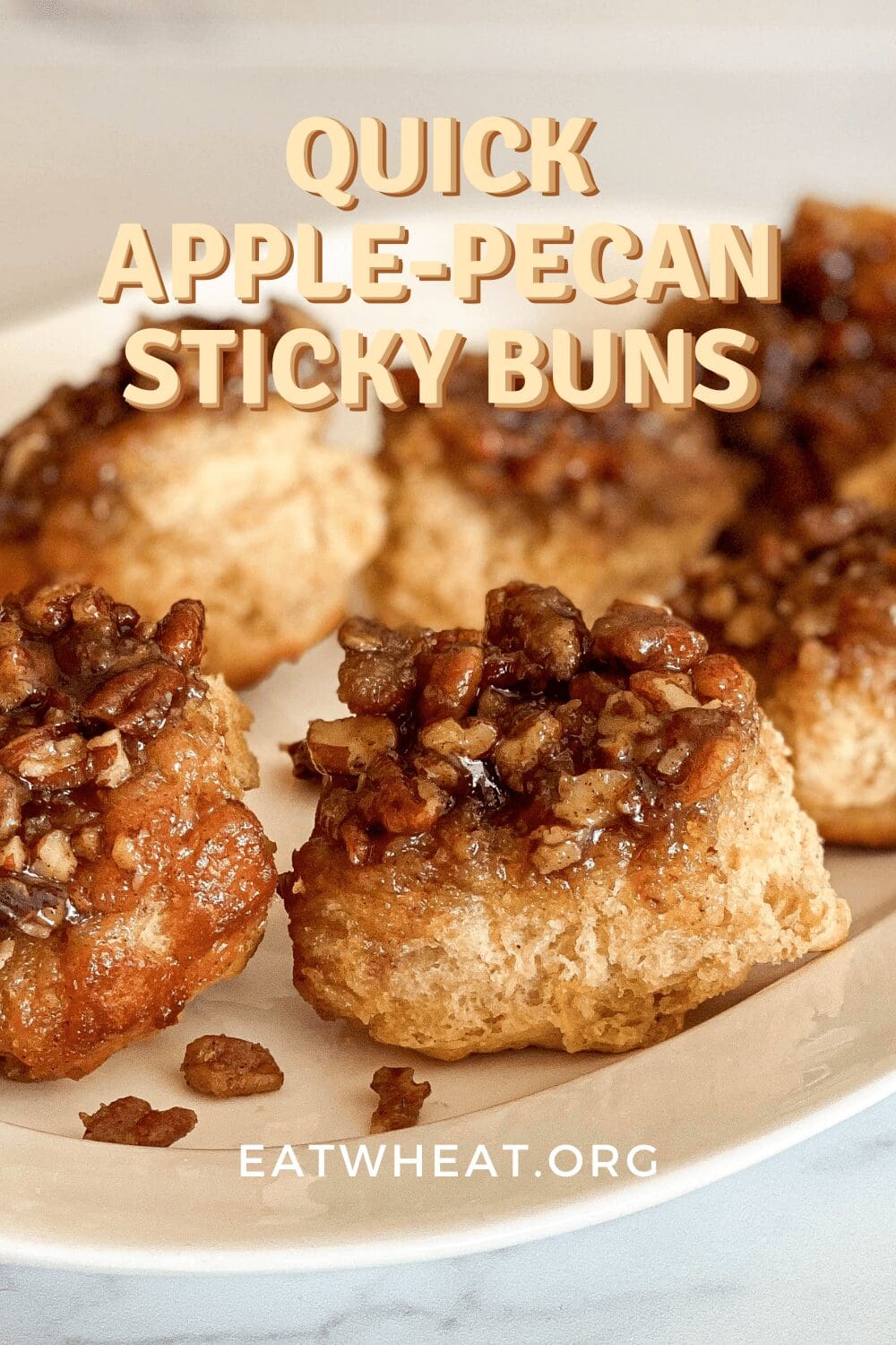 Quick Apple-Pecan Sticky Buns | Recipes | Eat Wheat