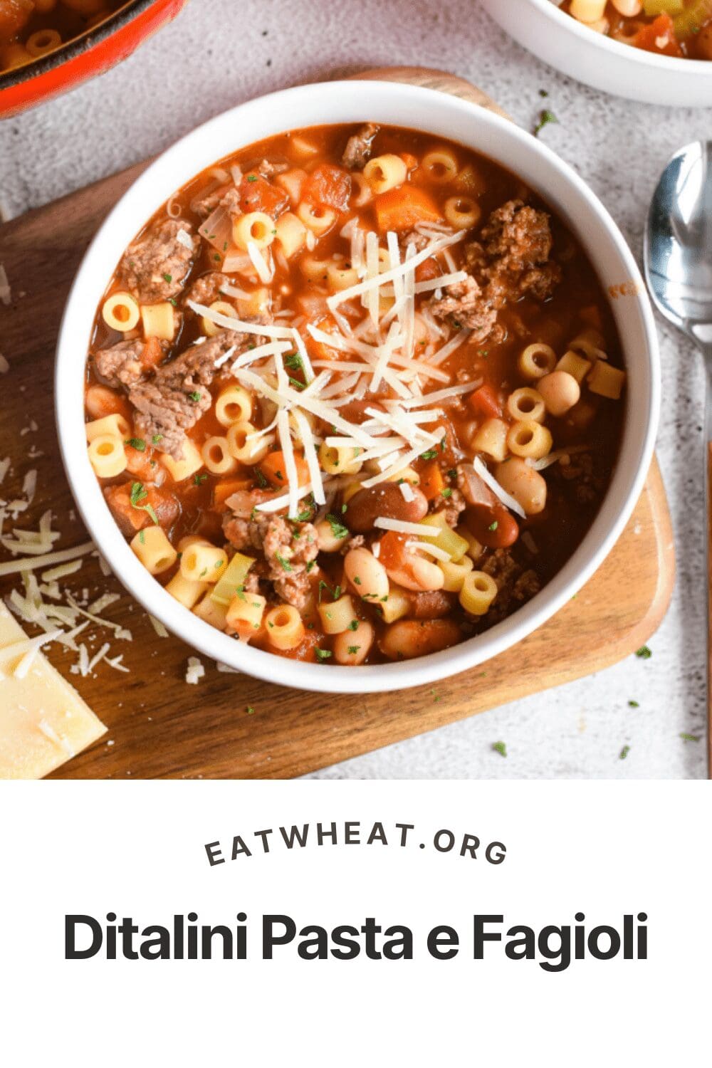 Ditalini Pasta e Fagioli | Recipes | EatWheat.org