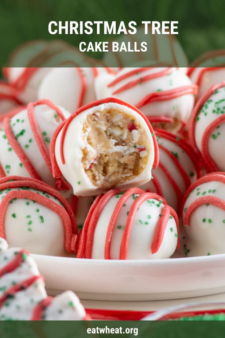 Christmas Tree Cake Balls | Eat Wheat