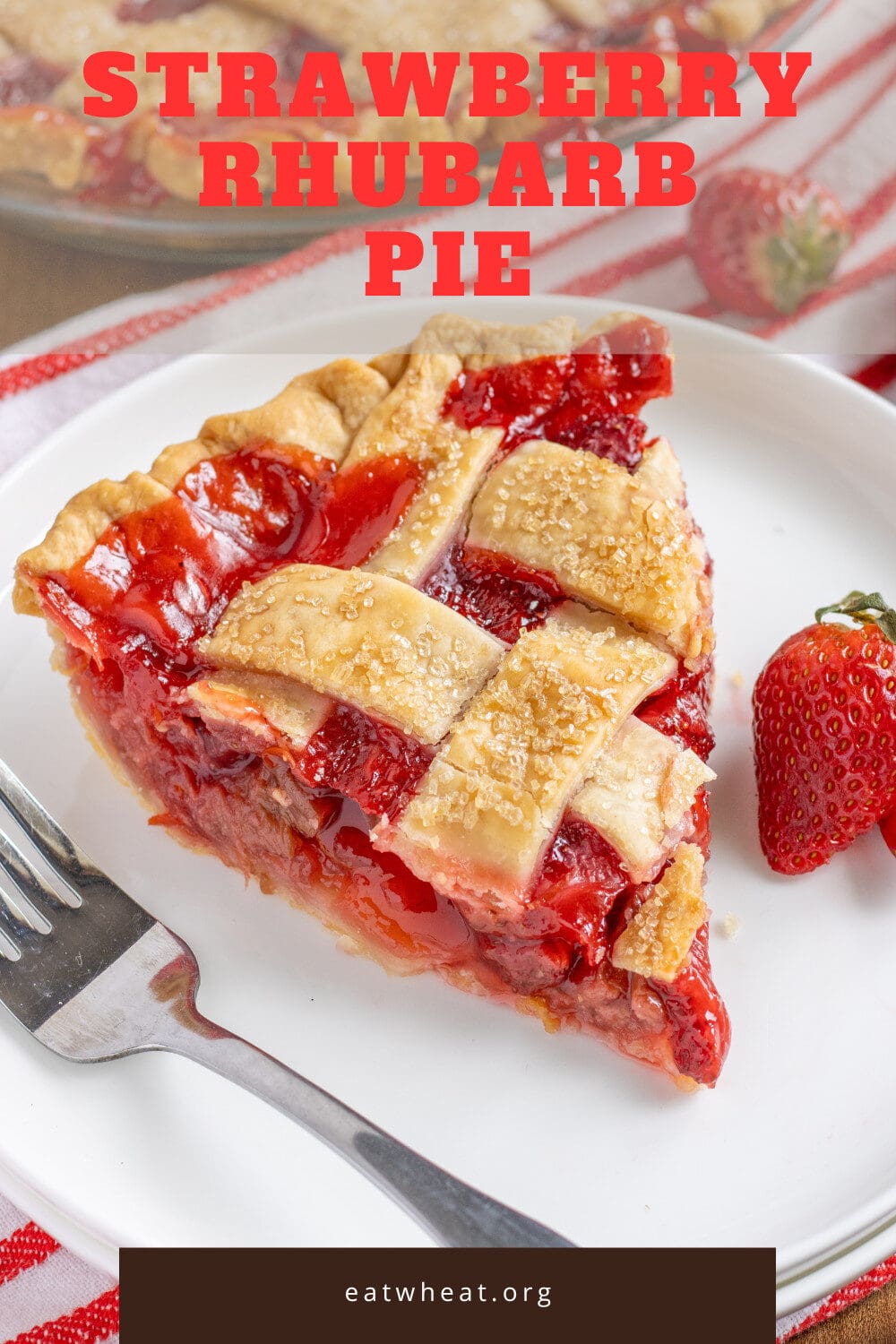 Strawberry Rhubarb Pie | Eat Wheat