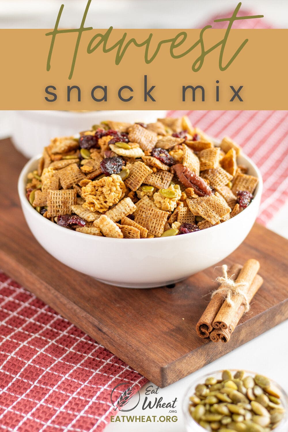 Harvest Snack Mix no-bake recipe | Eat Wheat